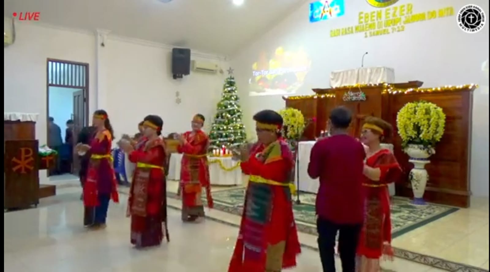 Sukacita Natal HKBP Ressort Eben Ezer Kanal Timur. Meski “Mungil” Namun Tetap Semarak - New Kairos