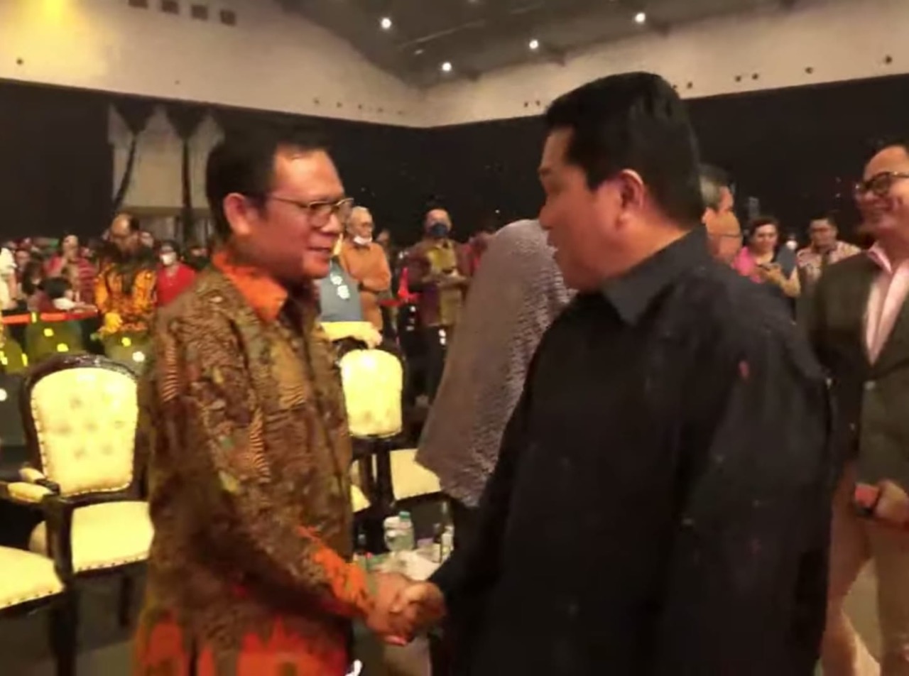 Mewakili Ephorus, Praeses Bernard Manik Penuhi Undangan Erick Thohir Di Natal Kementerian BUMN ...