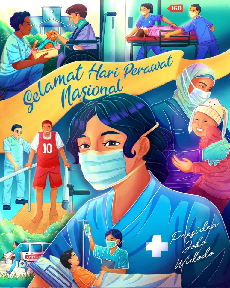 Peringatan Hari Perawat Nasional 2023, Jokowi : Mereka Tak Sekadar Beri ...